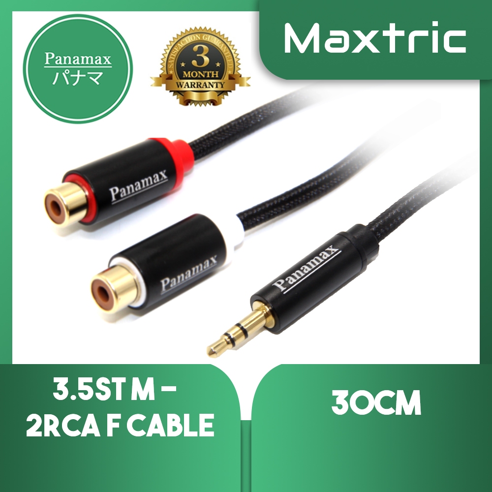 Panamax Premium Quality Audio Cable Microphone Audio Stereo Jack ...
