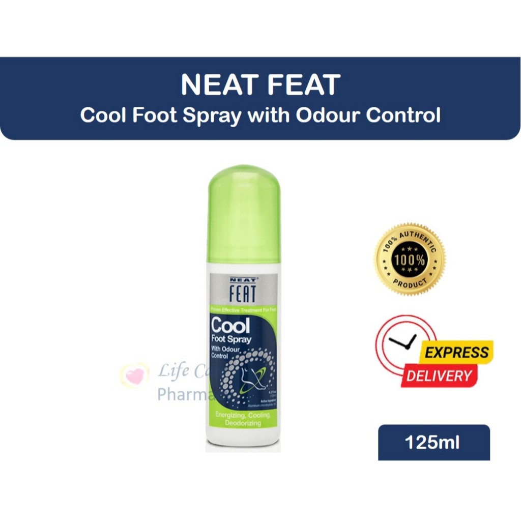 Neat Feat Cool Foot Spray with Odour Control 125ml | Shopee Malaysia