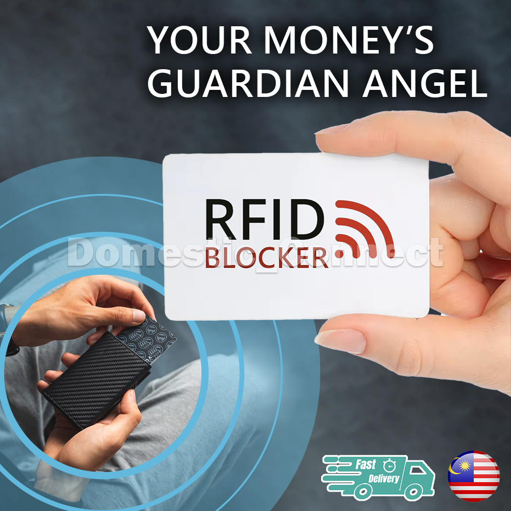 RFID Blocking Card Ultra Slim Contactless NFC Protector Blocker Entire ...