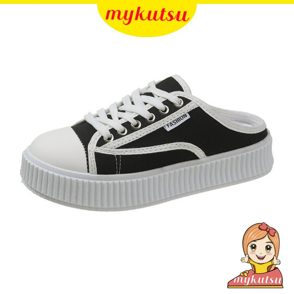 MYKUTSU Fowler Women Casual Canvas Sneakers Kasut Jalan Perempuan ...