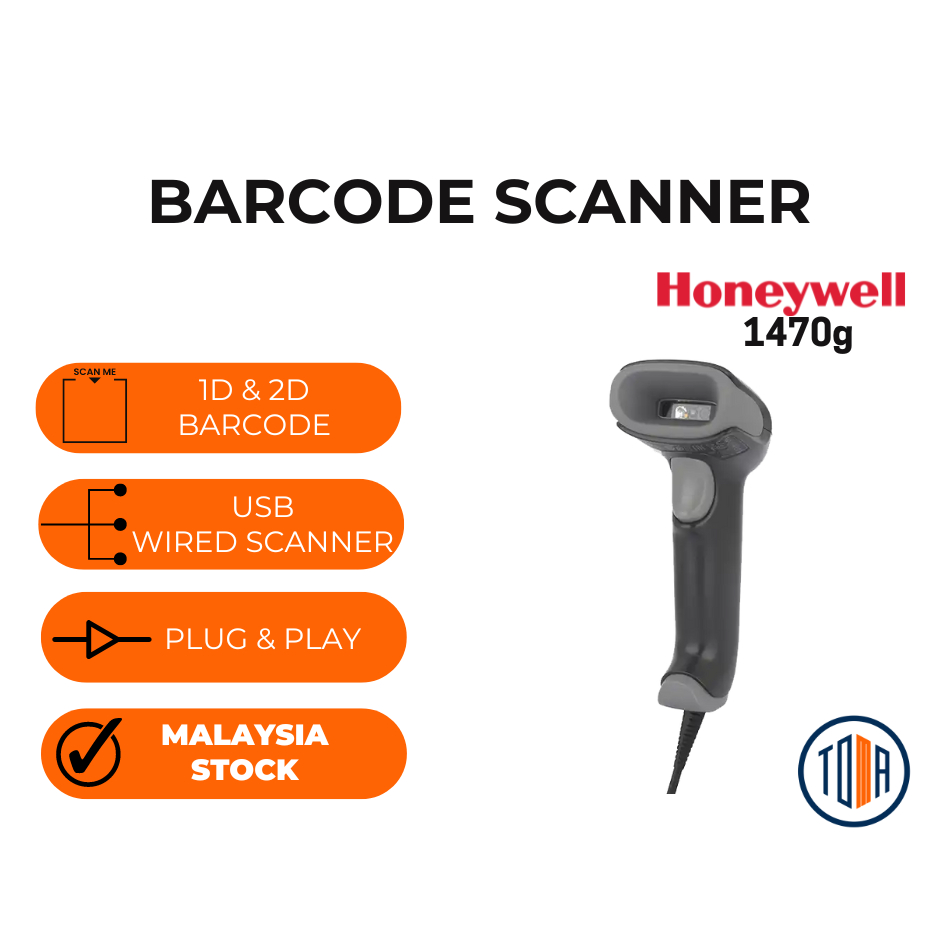 Honeywell Voyager XP 1470g 1D/2D Barcode Scanner W Stand | Shopee Malaysia