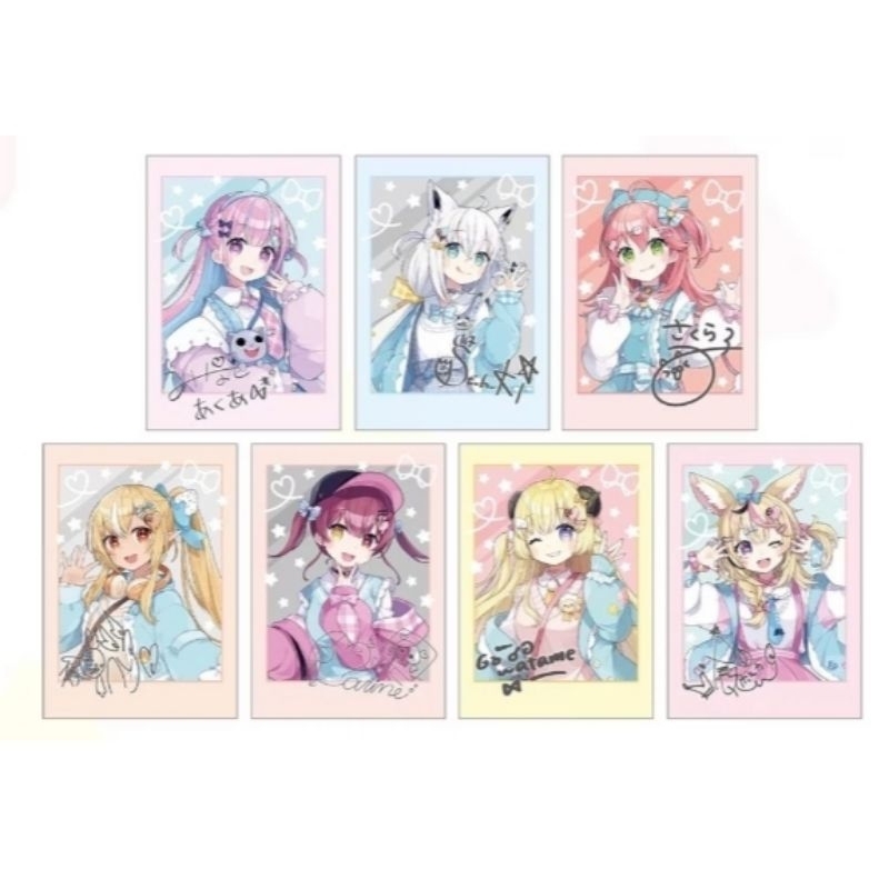 Hololive Houshou Polka Flare Watame Aqua Fubuki card | Shopee Malaysia