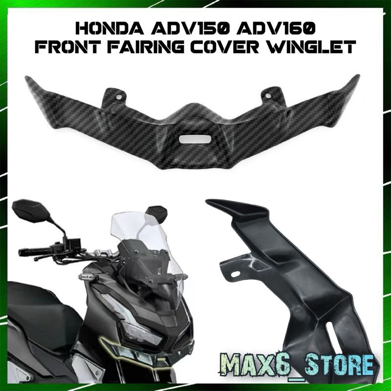 Honda ADV160 ADV150 Fairing Aerodynamic Winglets Front Cover Carbon ...