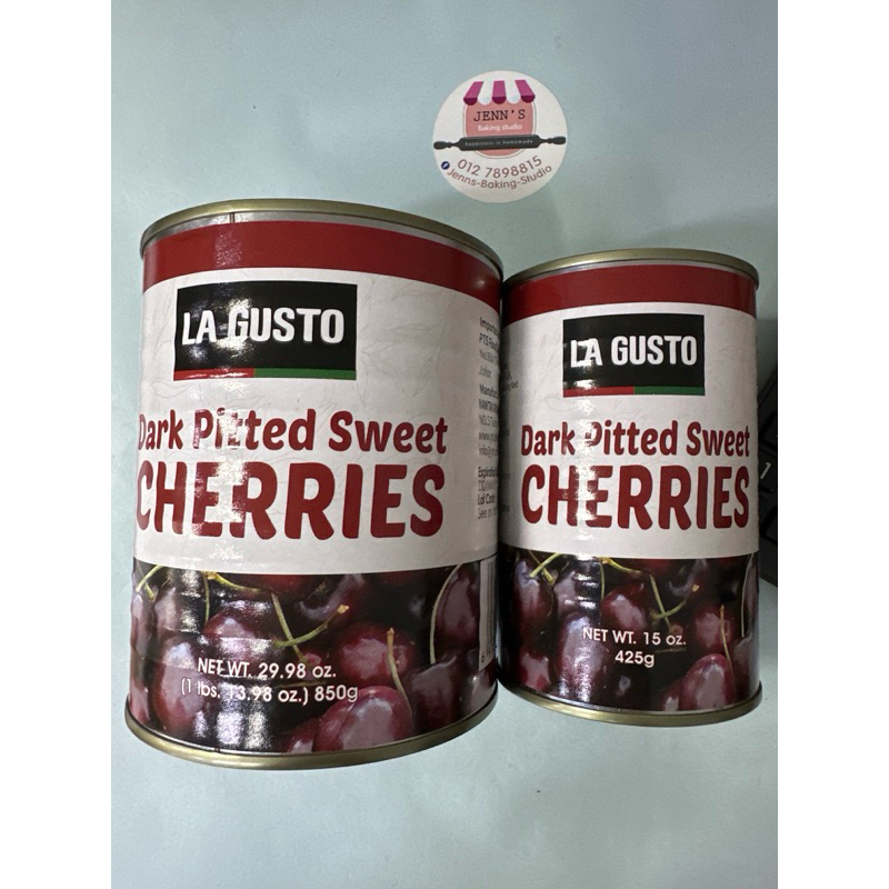 La Gusto Dark Sweet Pitted Cherry 425g / 850g Black Forest Cake ...