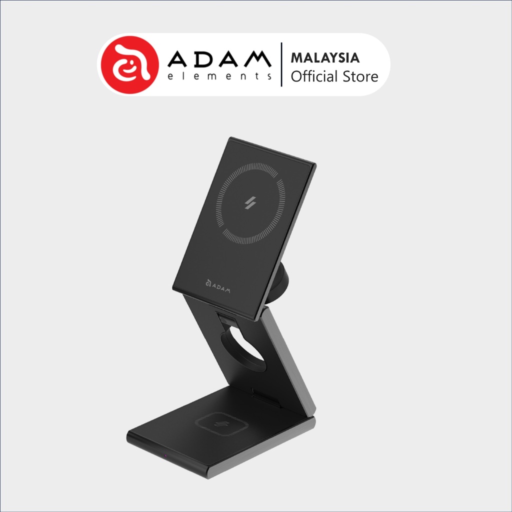 ADAM elements MAG Z Magnetic 3-in-1 Foldable Travel Charging Station ...