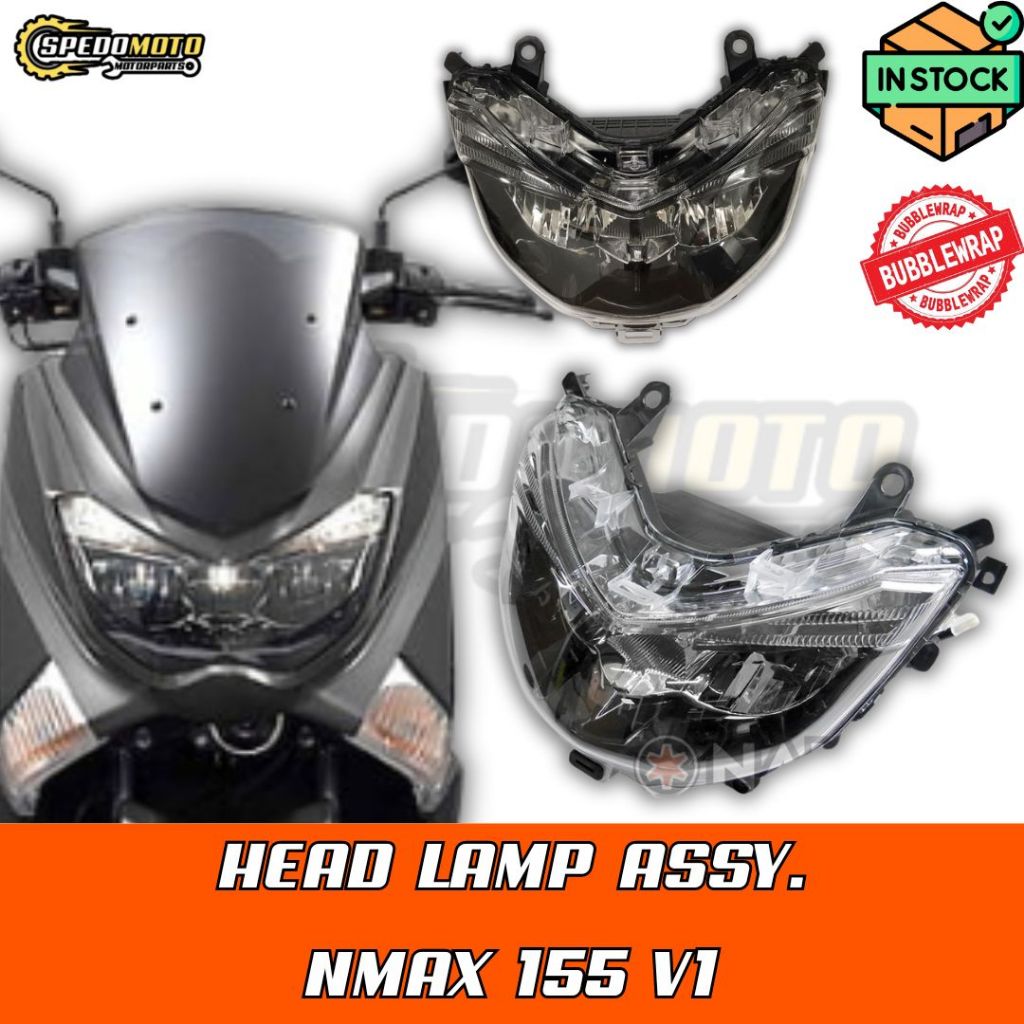 HEAD LAMP ASSY YAMAHA NMAX155 V1 / LAMPU DEPAN NMAX V1 | Shopee Malaysia