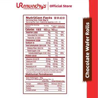Munchy's Muzic Wafer Rolls - Chocolate (85g) | Shopee Malaysia