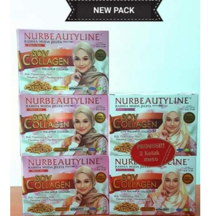 ORIGINAL HQ NURBEAUTYLINE -SOY COLLAGEN (TWIN AND COMBO) | Shopee Malaysia