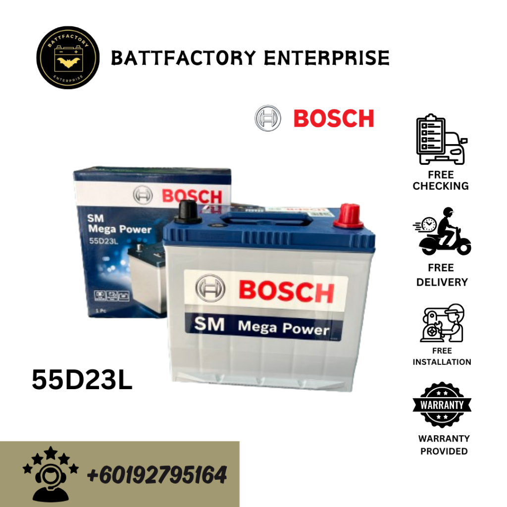 High Quality Premium Car Battery BOSCH DIN55L 55AH 420CCA for HYUNDAI ...