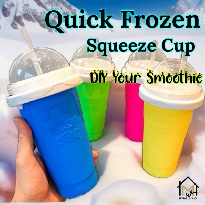 【Smoothie Maker Cup】Slushy Cup Quick-Frozen Smoothie Maker Frozen Magic ...