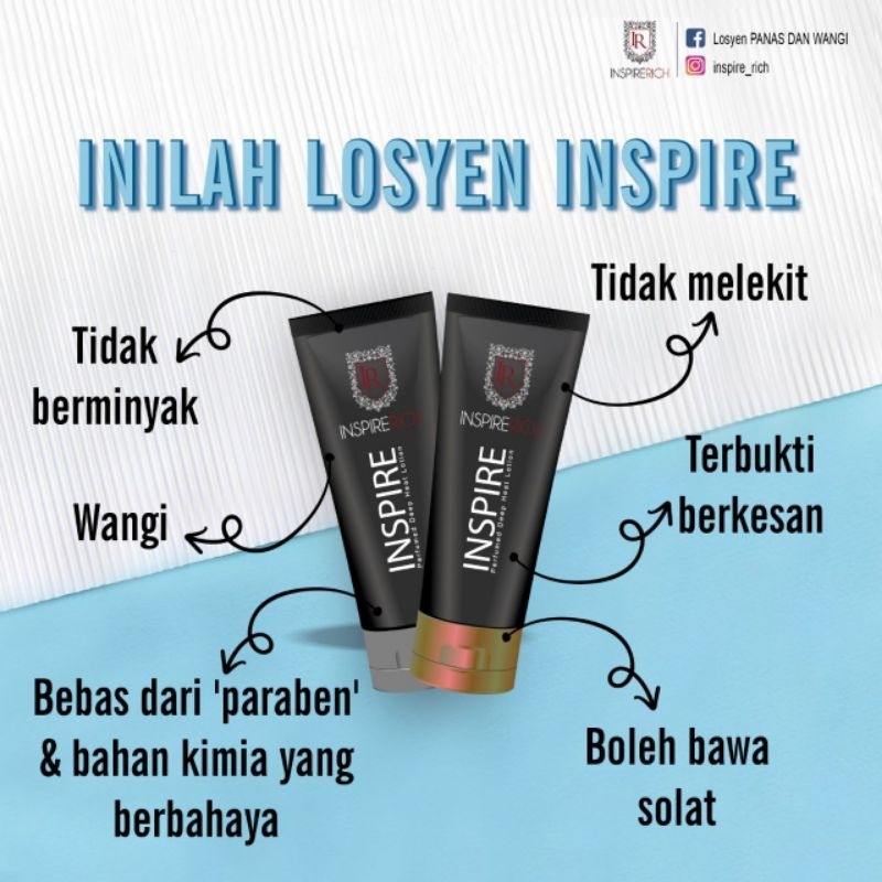 (Clearance exp 04/25) Losyen Inspire 100% Original HQ (losyen kurus ...