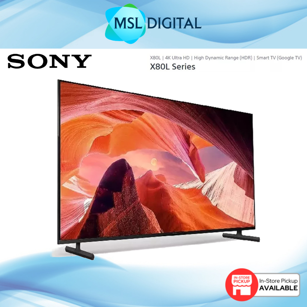 Sony Bravia X80L 4K Ultra HD High Dynamic Range (HDR) Google TV (KD ...