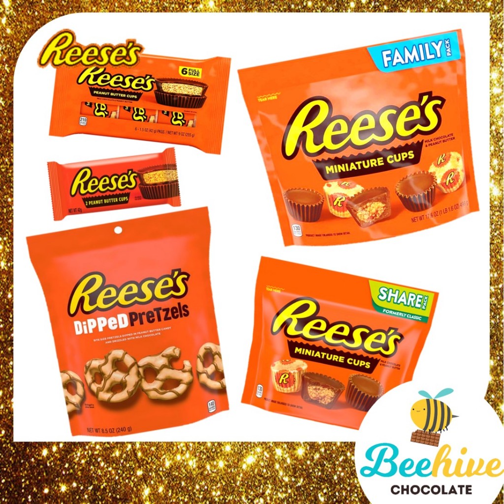 Reeses Peanut Butter Cups Miniatures Chocolate 42g - 498g | Shopee Malaysia
