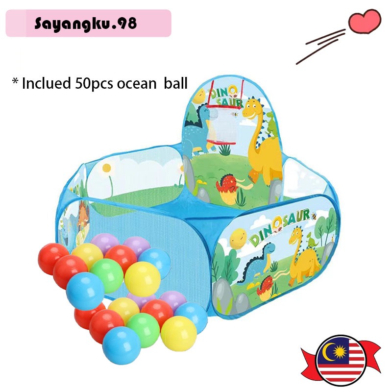 Inclued Ocean Ball Playball Pool Pit Pop Up Playtent for Kids Camping ...