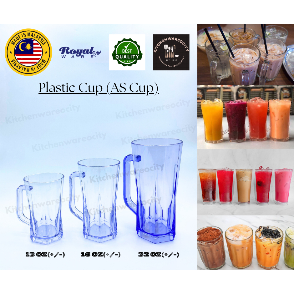 Royalware Plastic Mug / Plastic Cup / As Cup / Cup / Cawan Plastik ...