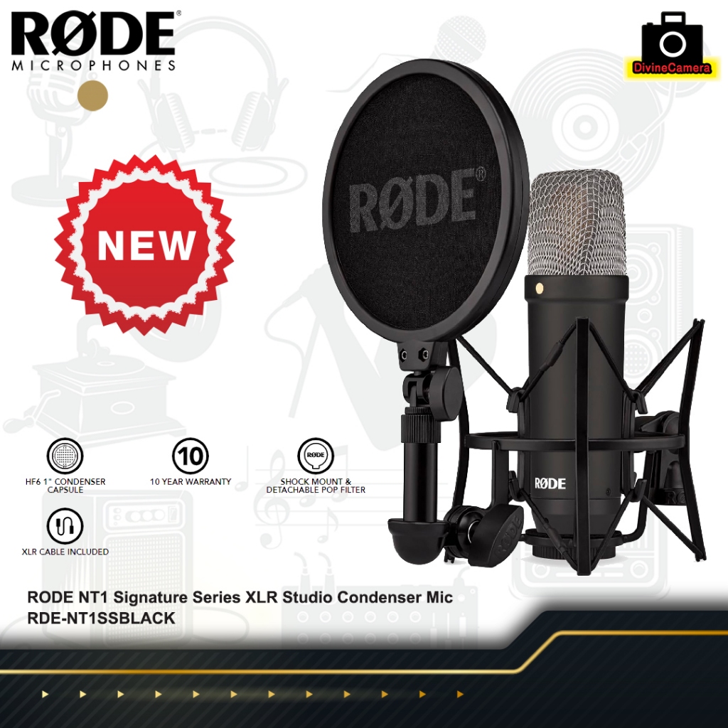 RODE NT1 Signature Series XLR Studio Condenser Mic | Shopee Malaysia
