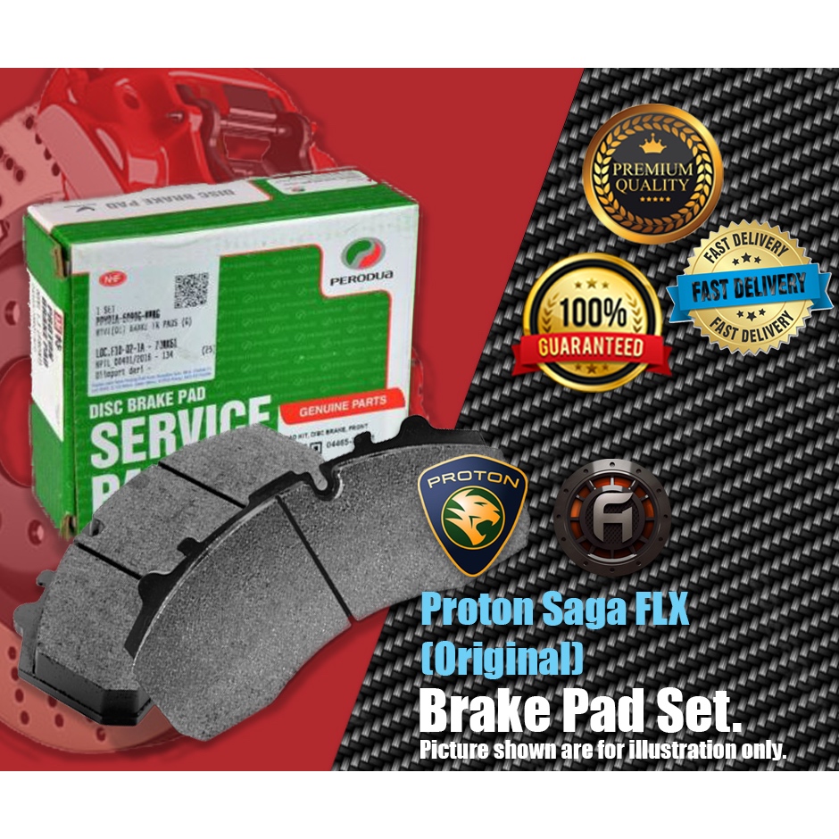 PROTON SAGA FLX | FRONT BRAKE PAD | ORIGINAL | Shopee Malaysia