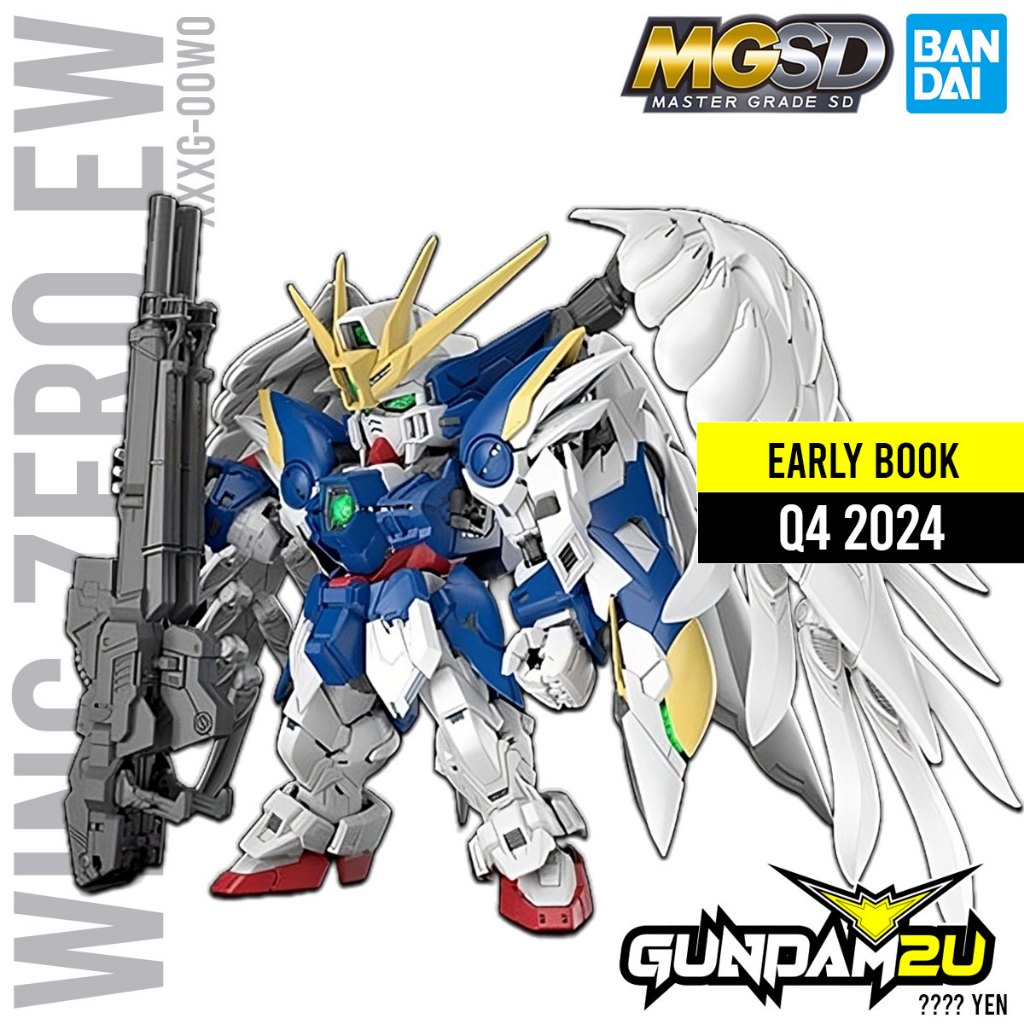 G2UEB BANDAI MGSD Wing Gundam Zero EW - Master Grade SD Gundam W Endless Waltz Plastic Model Kit ...