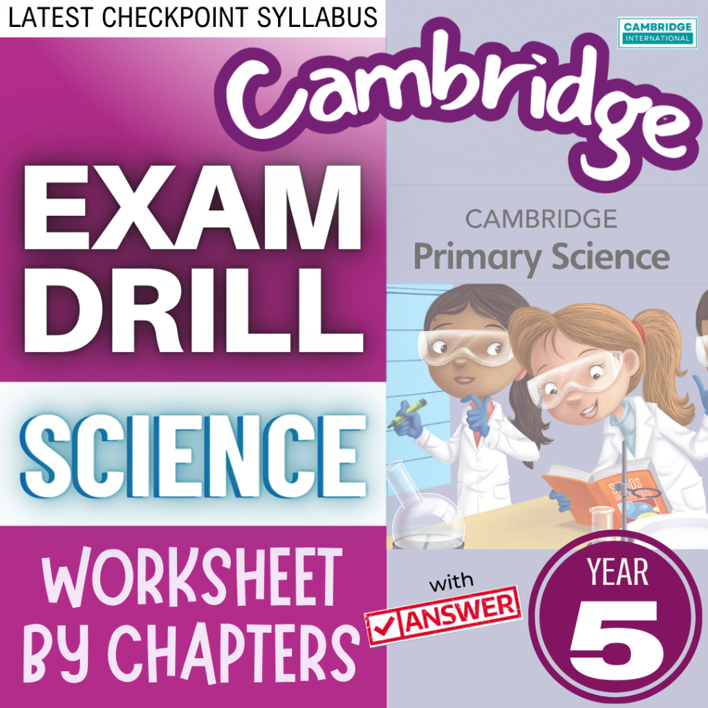 47C New Cambridge Primary Science 5 Exam Drill Worksheet by Chapter ...
