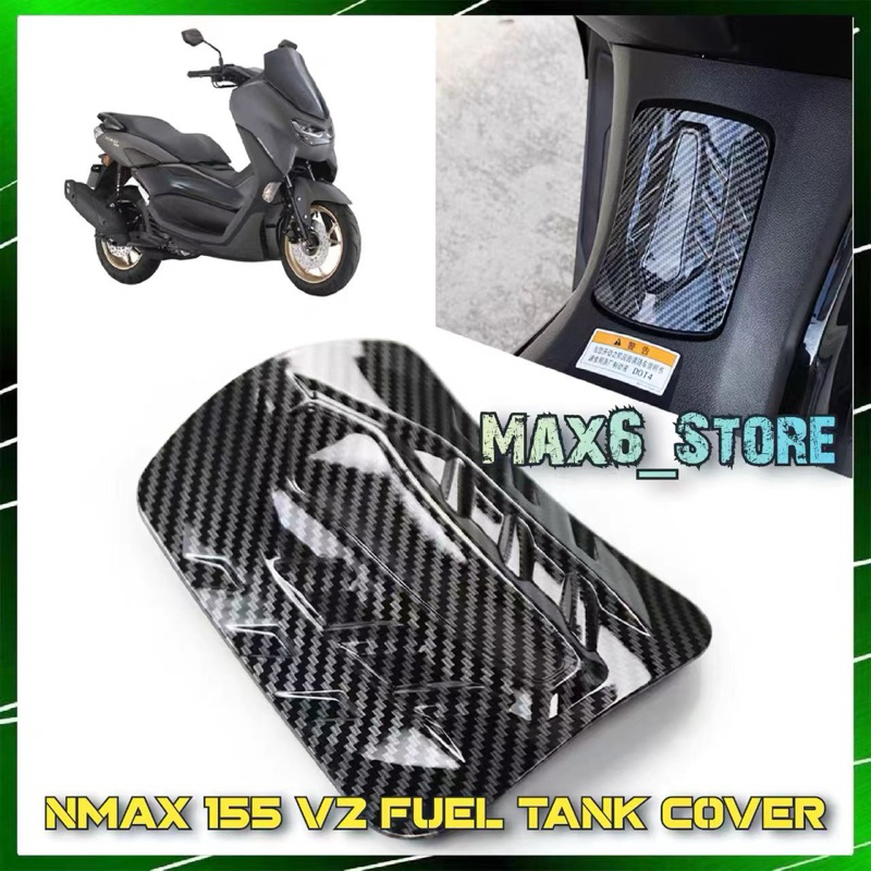 Yamaha NMAX155 V2 Fuel Tank Cover Carbon Petrol Cover NMAX 155 Gas Tank ...