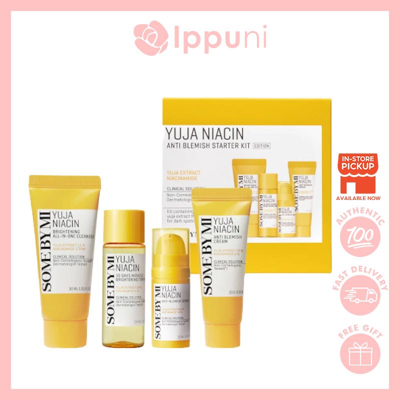 SOMEBYMI Yuja Niacin Anti Blemish Starter Kit (Yuja Brightening 30 Days ...
