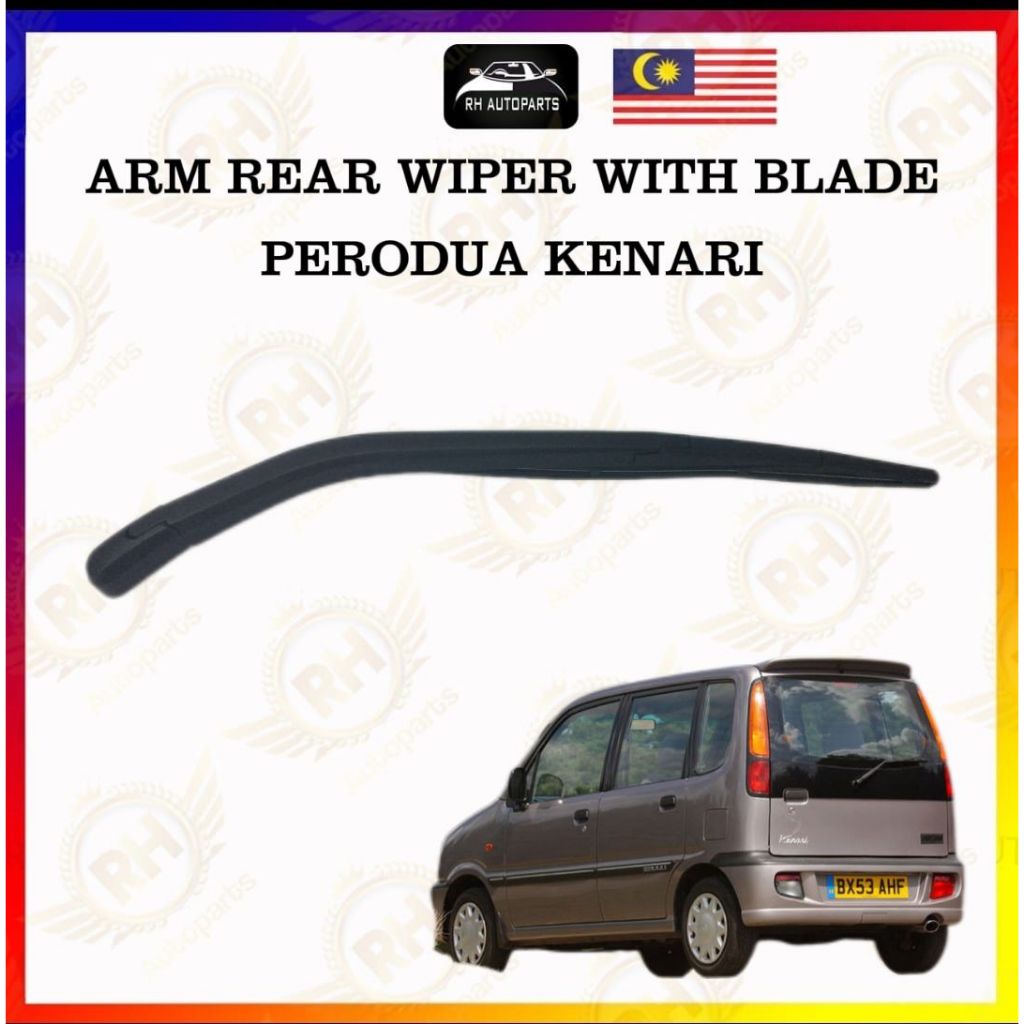 Perodua Kenari Rear Wiper With Blade Windscreen Cermin Belakang 14"inch ...