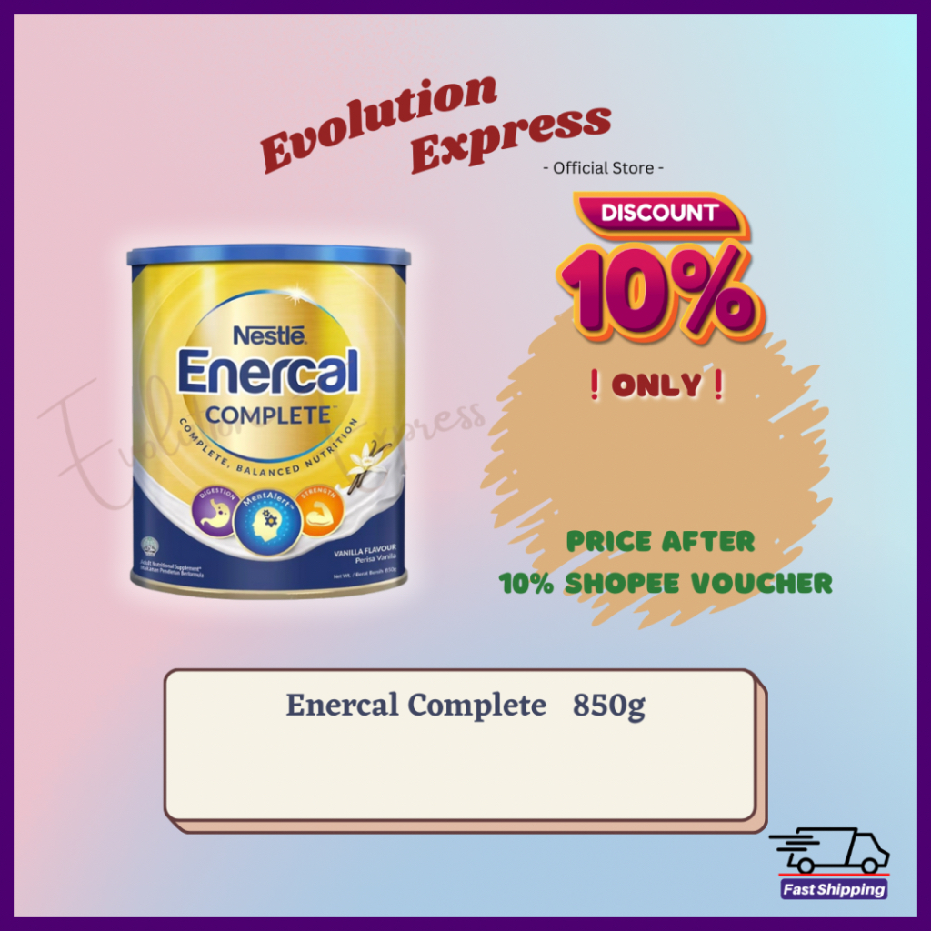 Enercal Plus/ Enercal Complete Milk Formula Powder (200g/400g/850g) New ...