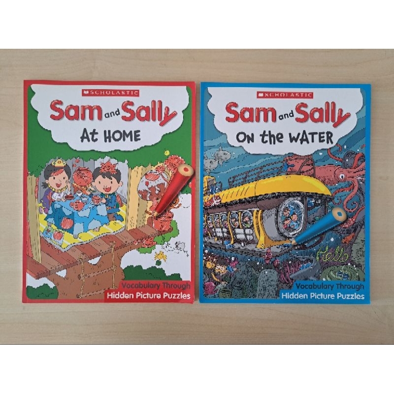 Sam and Sally: On the Water/ At Home (Vocabulary through Hidden Picture ...