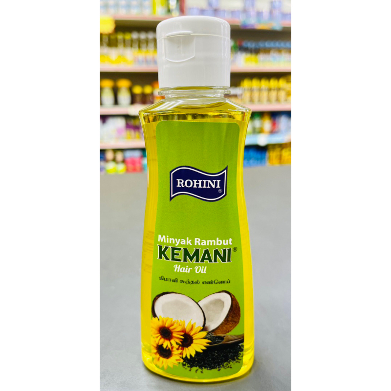 ROHINI KEMANI HAIR OIL/MINYAK RAMBUT KEMANI 200ml | Shopee Malaysia