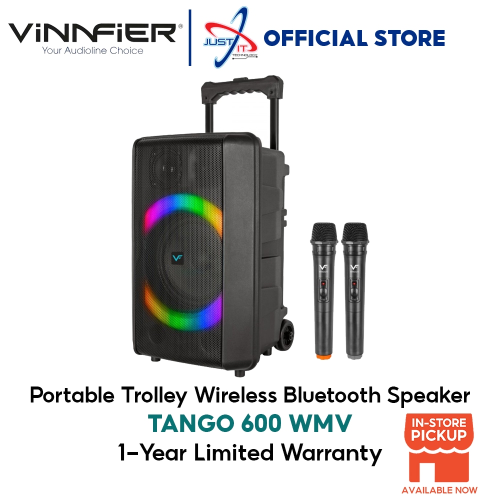 Vinnfier Tango 600 WMV Portable Trolley Wireless Bluetooth Speaker | Shopee Malaysia