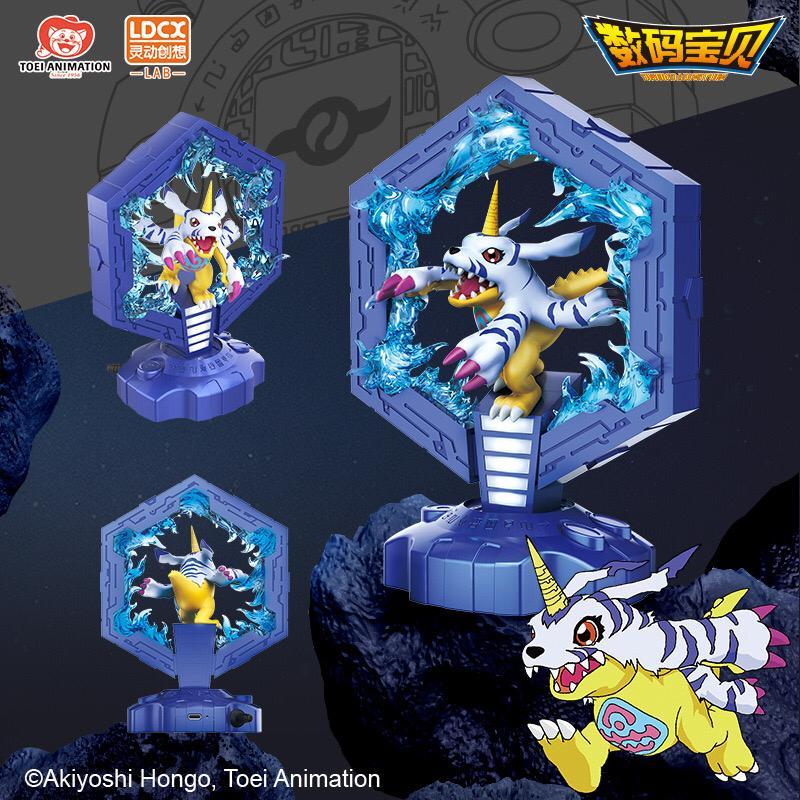 Digimon Adventure Gabumon LDCX Lab LED 18cm Action Figure Decoration ...