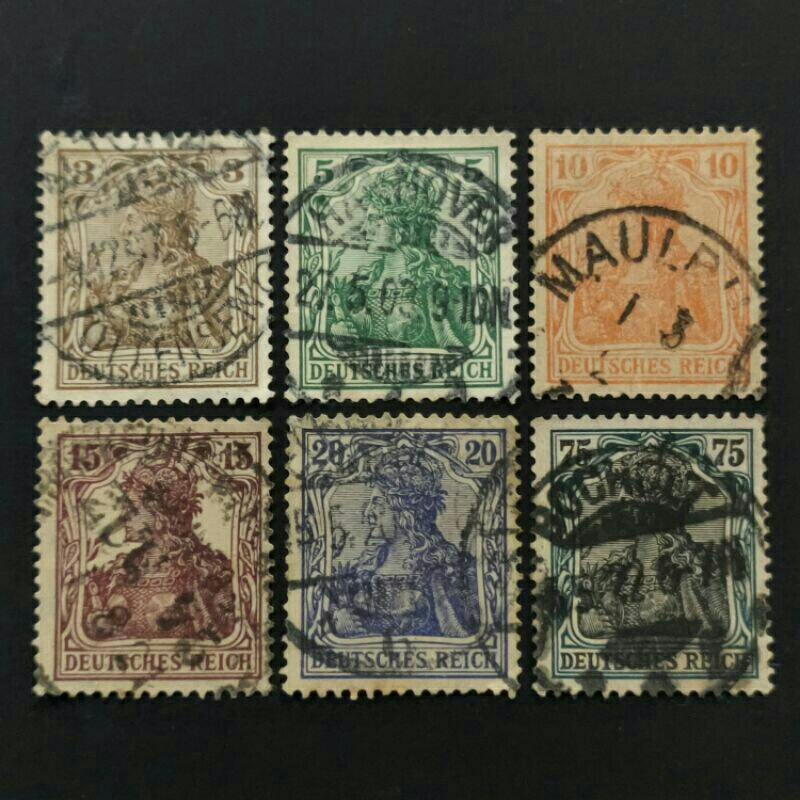 1902 Stamp Germany-Unique Used Stamp-Germania, Allegory ...