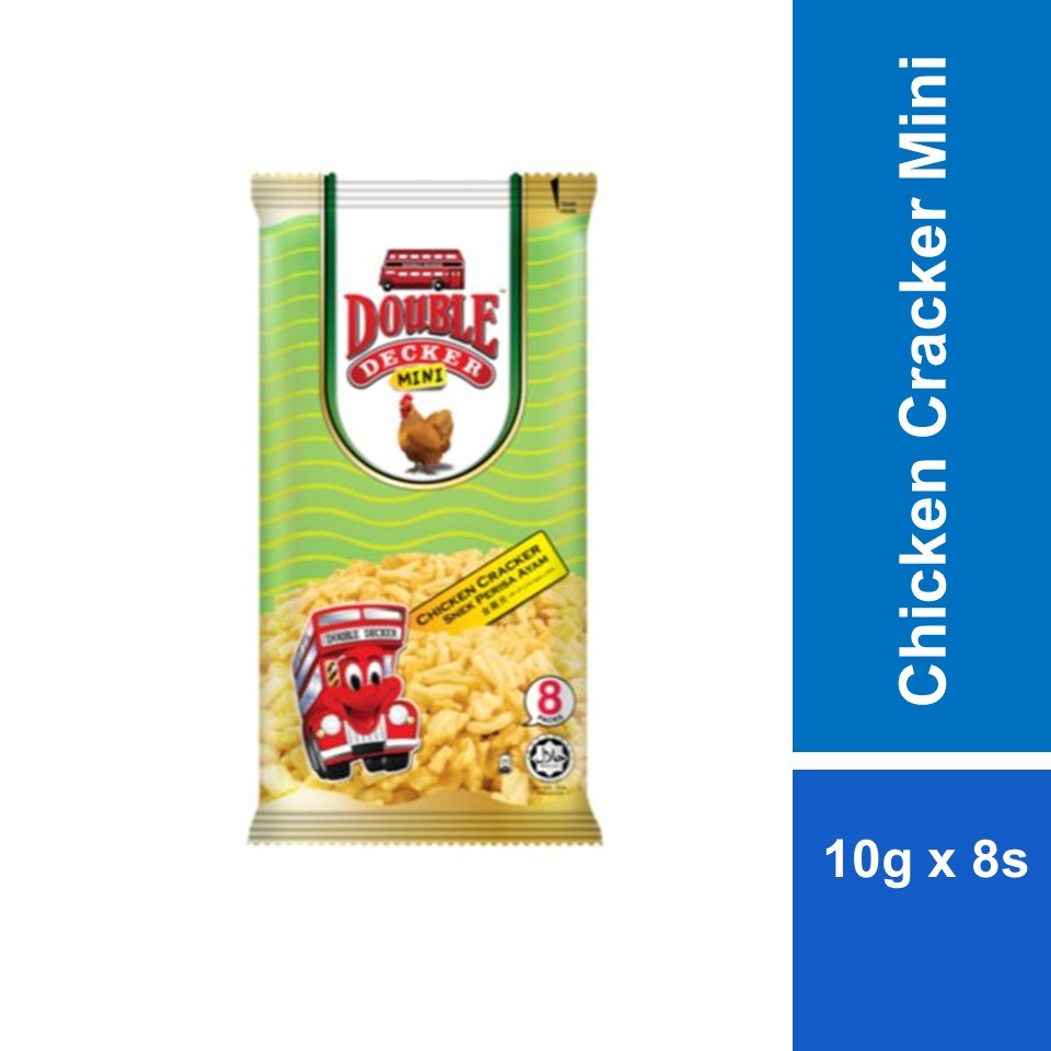 Double Decker Family Pack - Chicken Cracker 10g x 8s | Shopee Malaysia