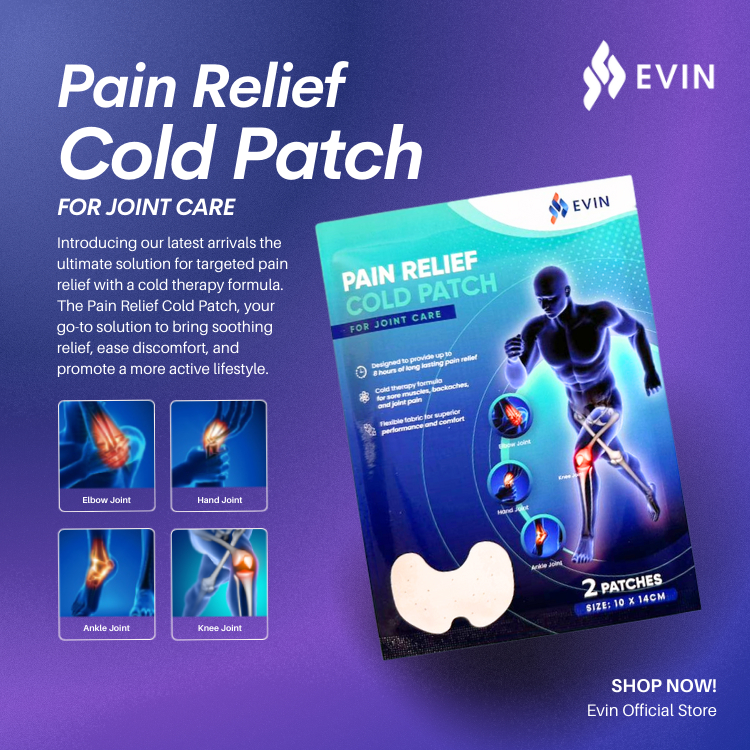 EVIN Pain Relief Cold Patch With Glucosamine Chondroitin Sodium ...