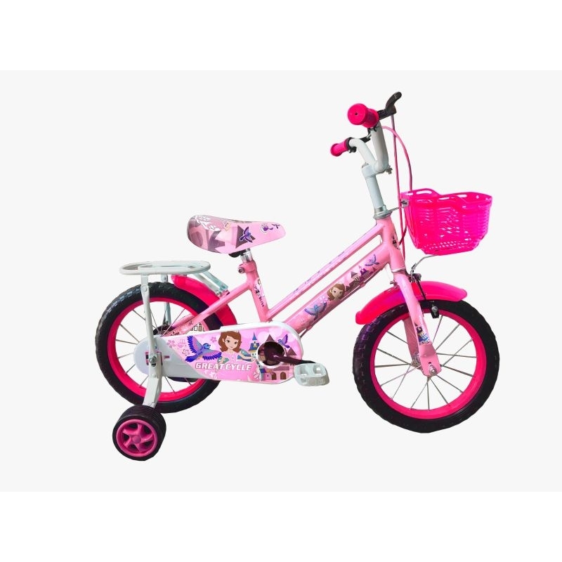Basikal 14 inch Princess Sofia Siap Pasang untuk budak 2 tahun hingga 6 kids aged 2-6 harga ...