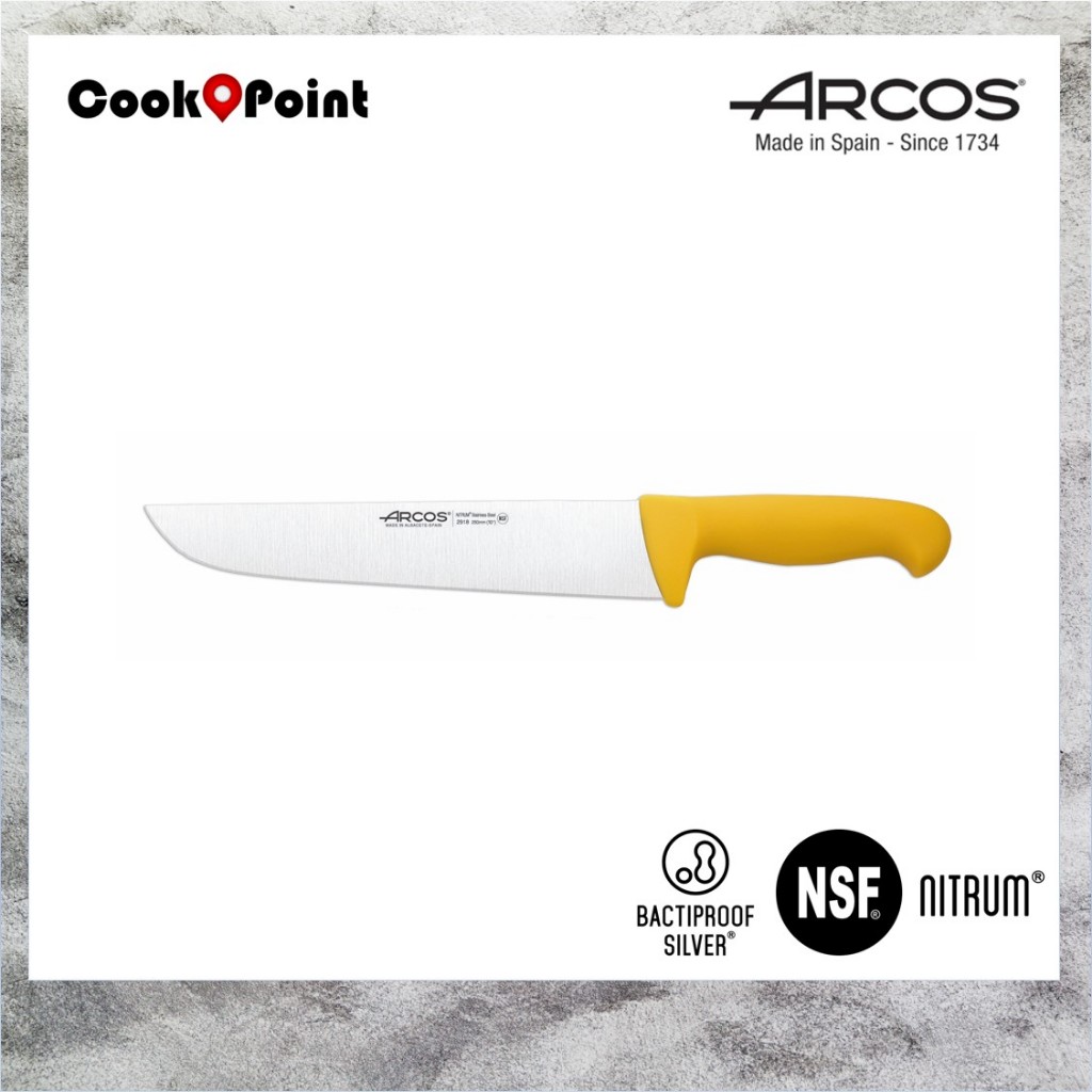 ORIGINAL Made in Spain Arcos 10 Inch Butcher Knife - 2918 | Shopee Malaysia
