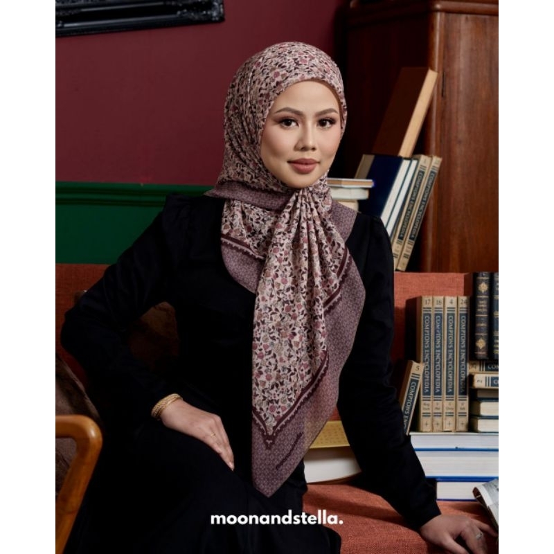 (READY STOCK) Tudung Bawal Printed MOONANDSTELLA Edisi Raya 2024 ...