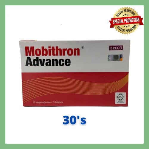 9.9满100-10🔥Malaysia Ready Stocks🔥Mobithron Advance Capsule (30's ...