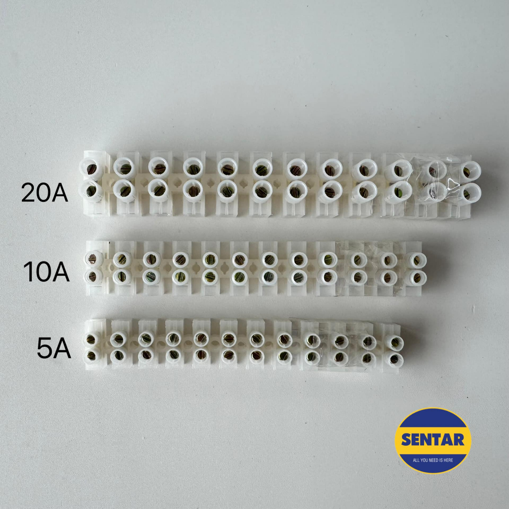 5A 10A 20A PVC Wire Cable connector connecter Terminal Block 12 ...