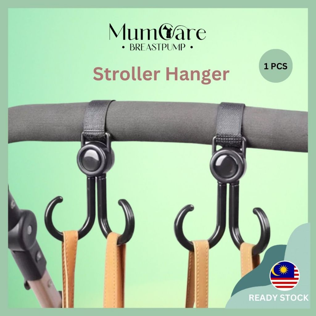 [Ready Stock] Baby Stroller Hanging Strap Hook Double Hook S Hooks ...