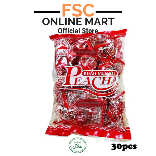 [FSC] Train Brand Peach Buah Merah 红桃粒 30pack - (1kg) | Shopee Malaysia