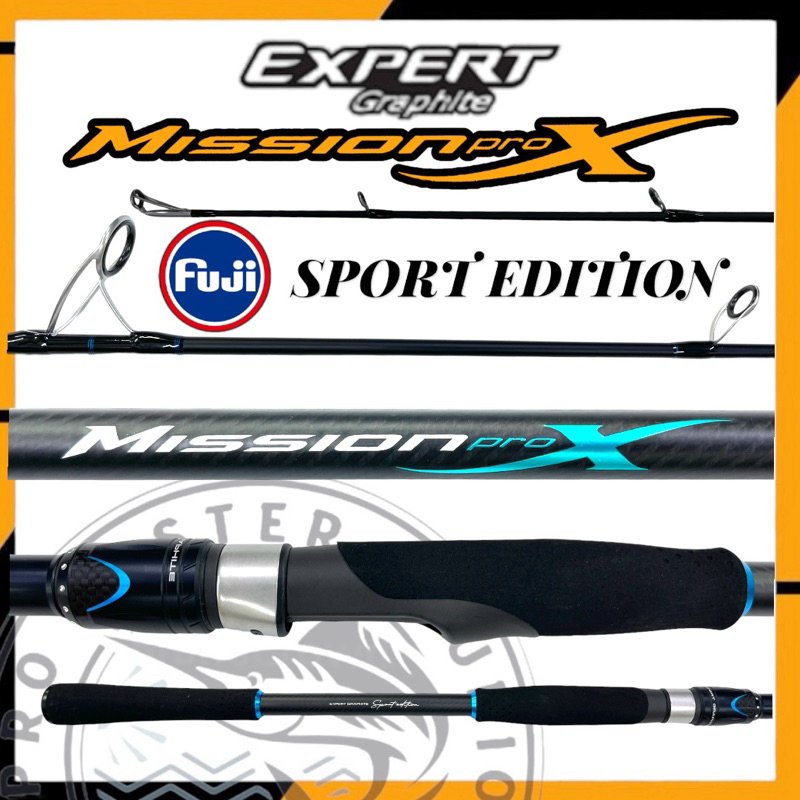 2024 New Expert Graphite Mission Pro X Spinning Fishing Rod Sport ...