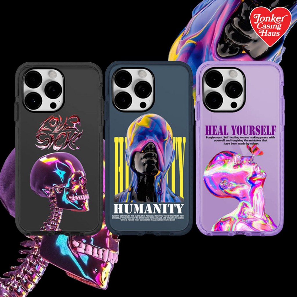 NEW "DEEP QUOTES" DESIGNATED CASE Bumper Neon Case Casing IP 6 until 15 ...