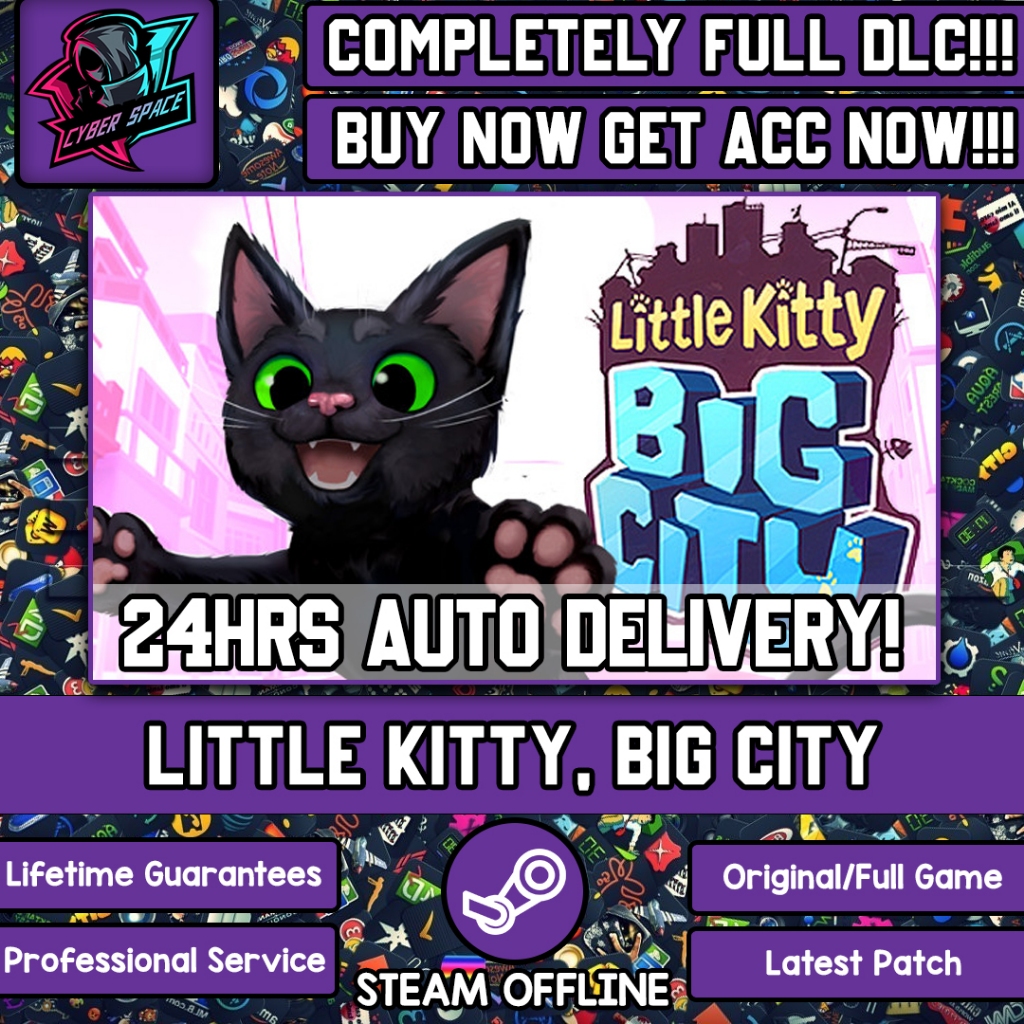 Little Kitty, Big City [Auto Delivery] [Steam Offline] [Full DLC] Cyber ...