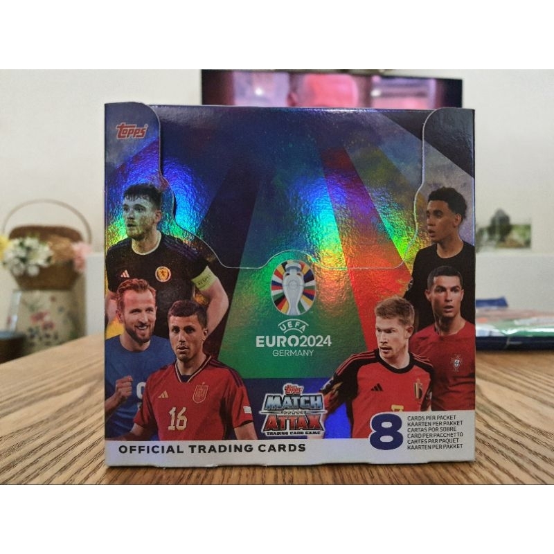 Topps Match Attax UEFA Euro 2024 Trading Card Collection Sealed Box ...