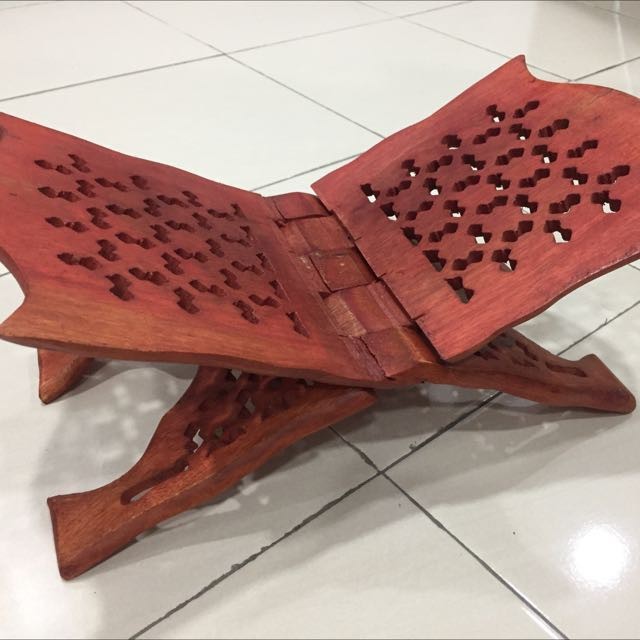 REHAL KAYU TEMBAGA MEDIUM REHAL MEJA DUDUK LIPAT MUDAH REHAL MEJA ...