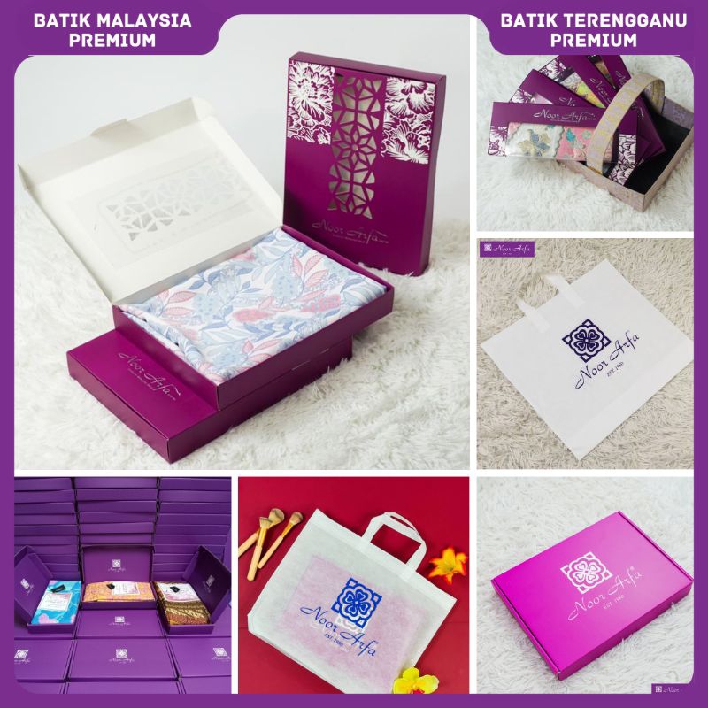 NOOR ARFA GIFT BOX KOTAK HADIAH PLASTIC BAG WOVEN BAG | Shopee Malaysia