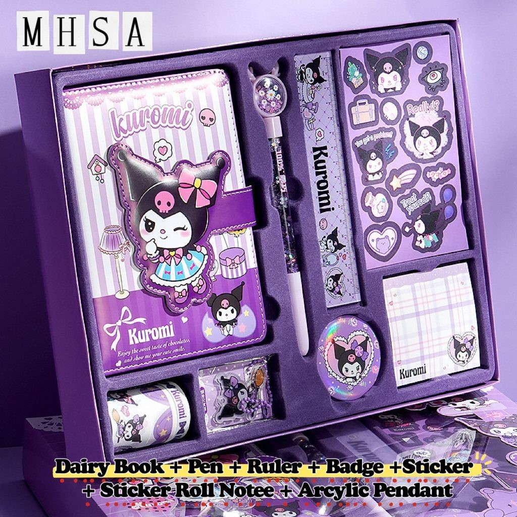 Sanrio Kuromi Buku / Sanrio Kuromi Stickers / Kuromi Notebook / Kuromi ...