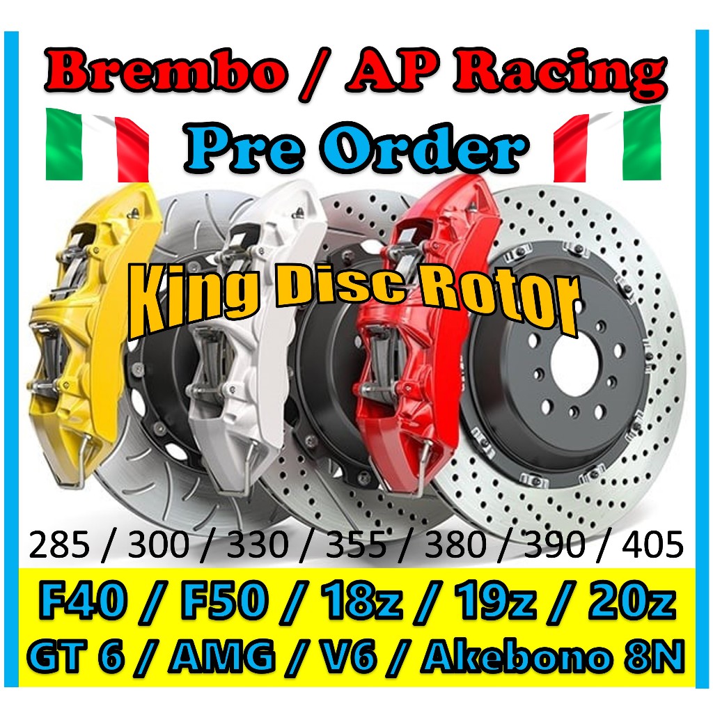 Brembo AP Racing Endless Akebono Alcon Caliper 4pot 6pot F40 F50 18Z 19Z 20Z GT4 GT6 GTS AMG CTS ...
