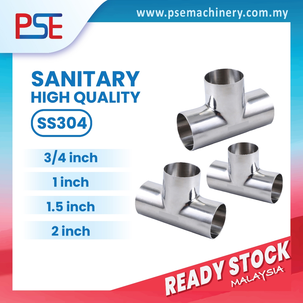 Sanitary Type T Joint Welding Pipe Connection Fittings 304 Stainless ...